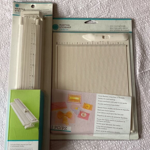 Office | Martha Stewart Mini Scoring Board With Paper Trimmer | Poshmark
